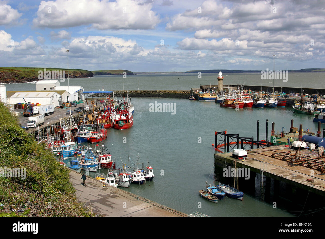 Ireland, Waterford, Dunmore East, harbour Stock Photo - Alamy