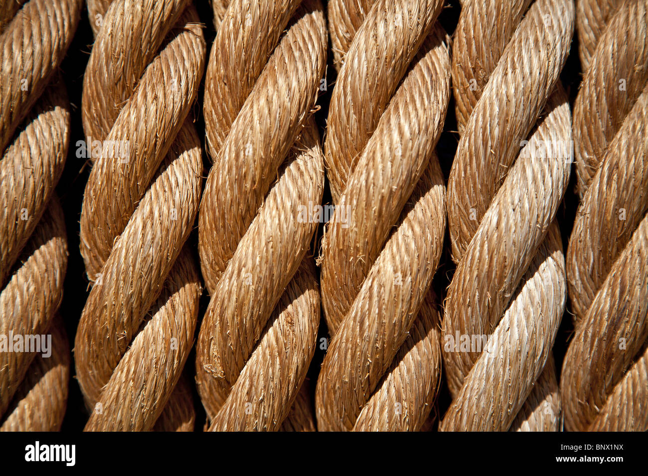 Coiled Rope Stock Photo - Alamy