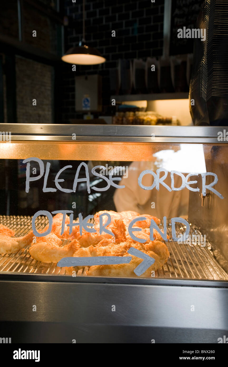 Fish and chips shop at Borough market, called Fish! Please order other ...