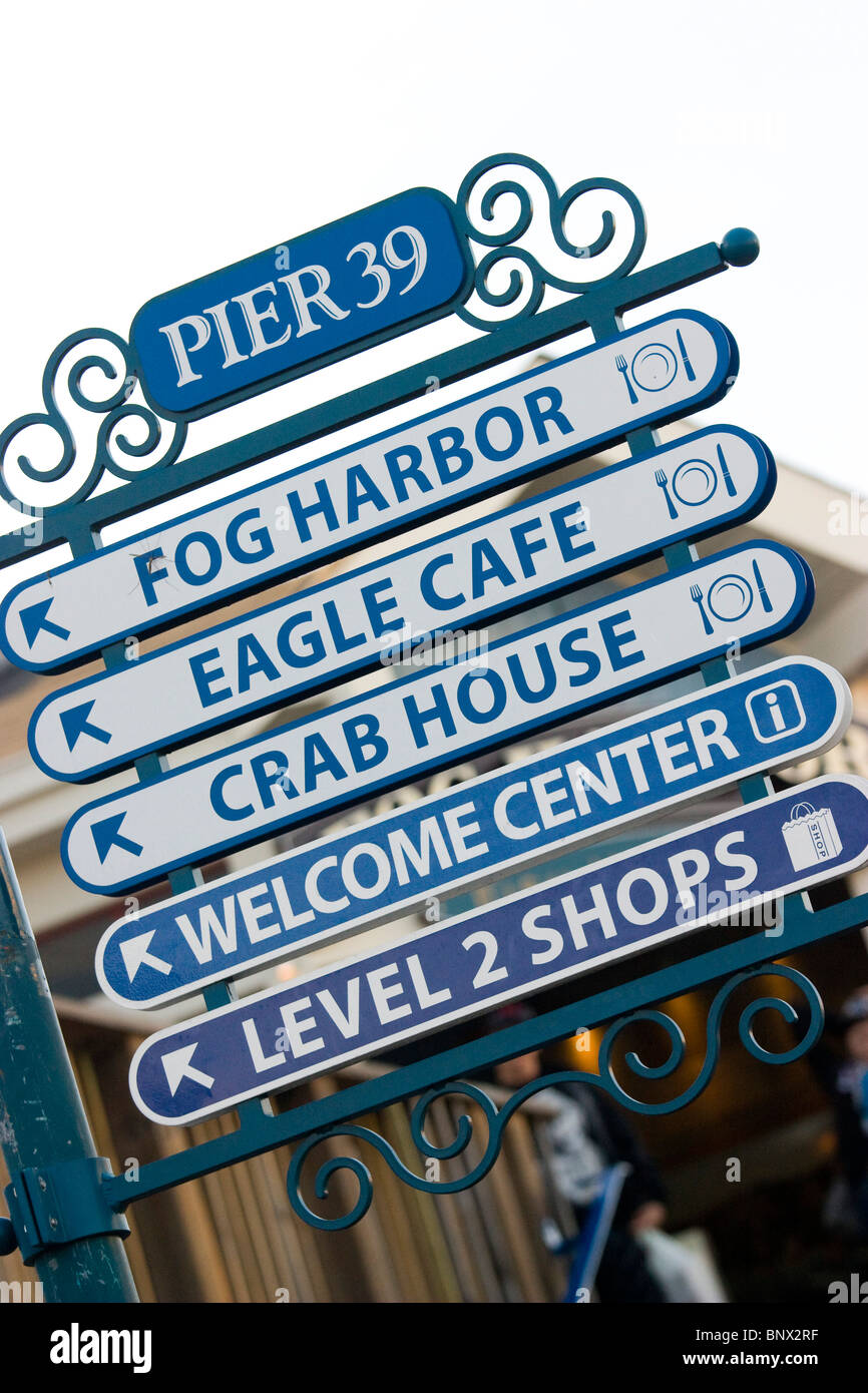 The famous Pier 39 in San Francisco bay area Stock Photo - Alamy