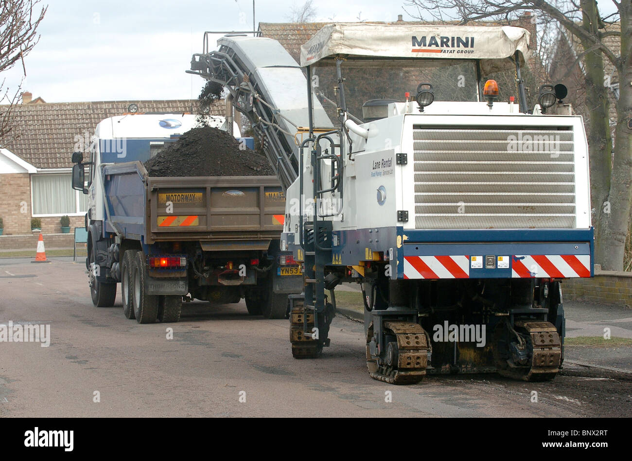 Road planer hi-res stock photography and images - Alamy