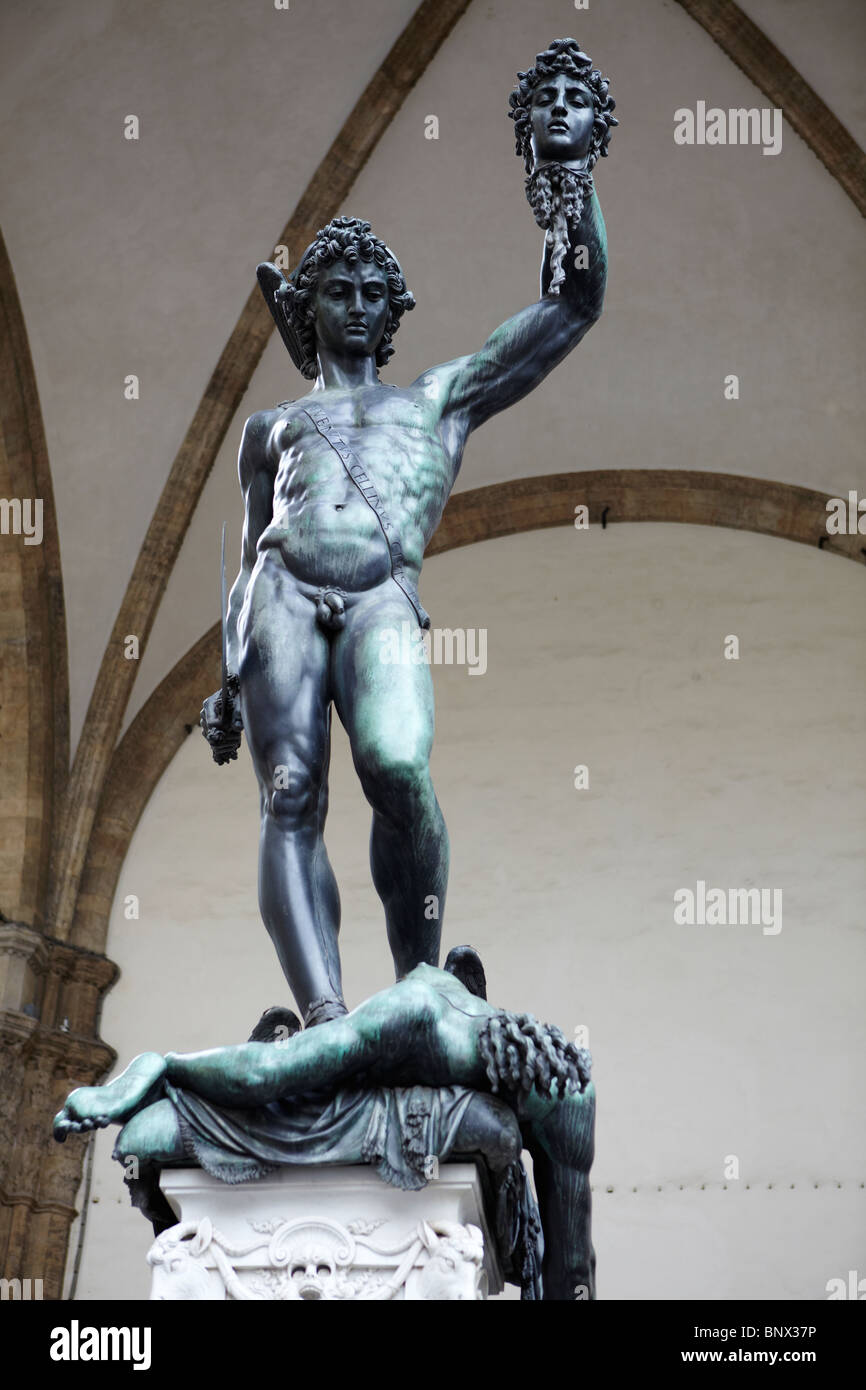 Benvenuto Cellini's statue - Perseus with the Head of Medusa at the ...