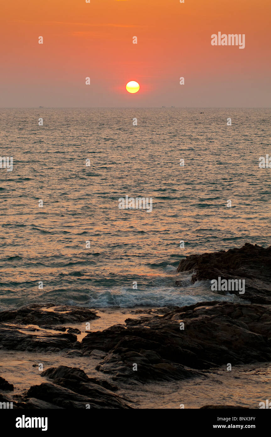 Sunset from the island of Phuket, Thailand, Asia Stock Photo - Alamy