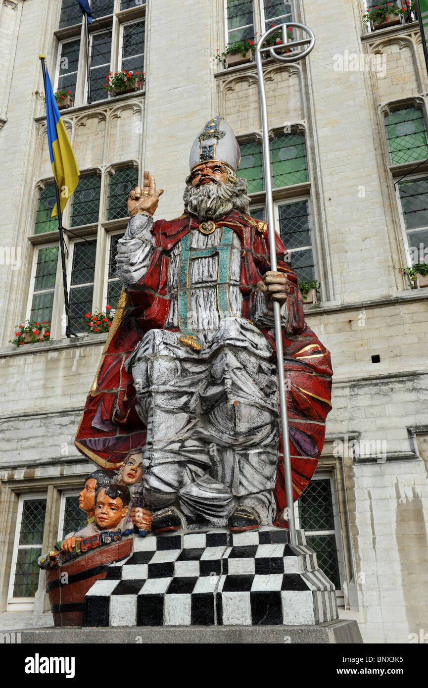 Sint-Niklaas or Saint-Nicolas is a Belgian city Belgium Stock Photo - Alamy