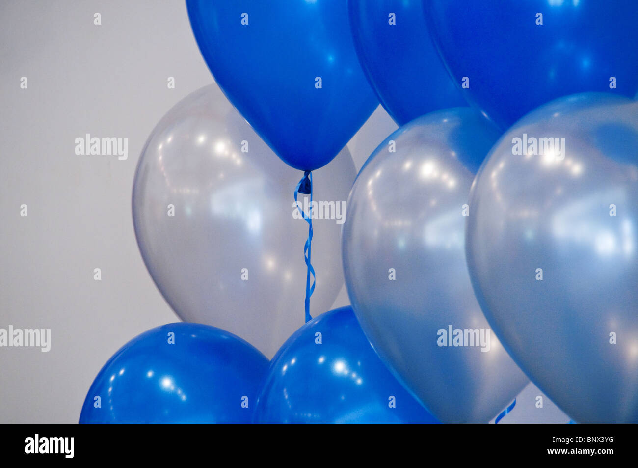 Balloons in a bunch Stock Photo - Alamy