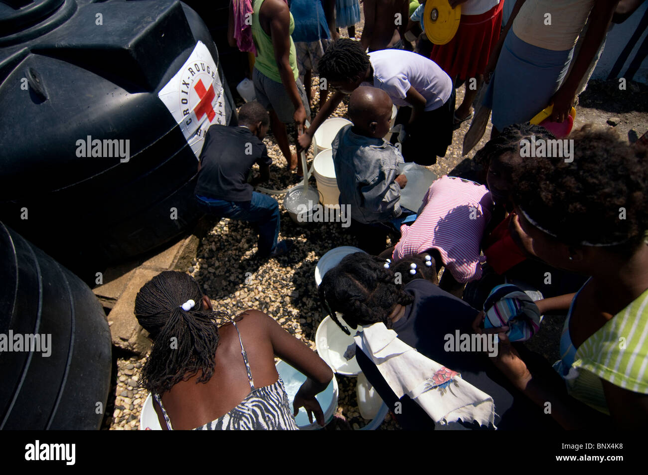 Haiti Earthquake 2010 Red Cross High Resolution Stock Photography and ...