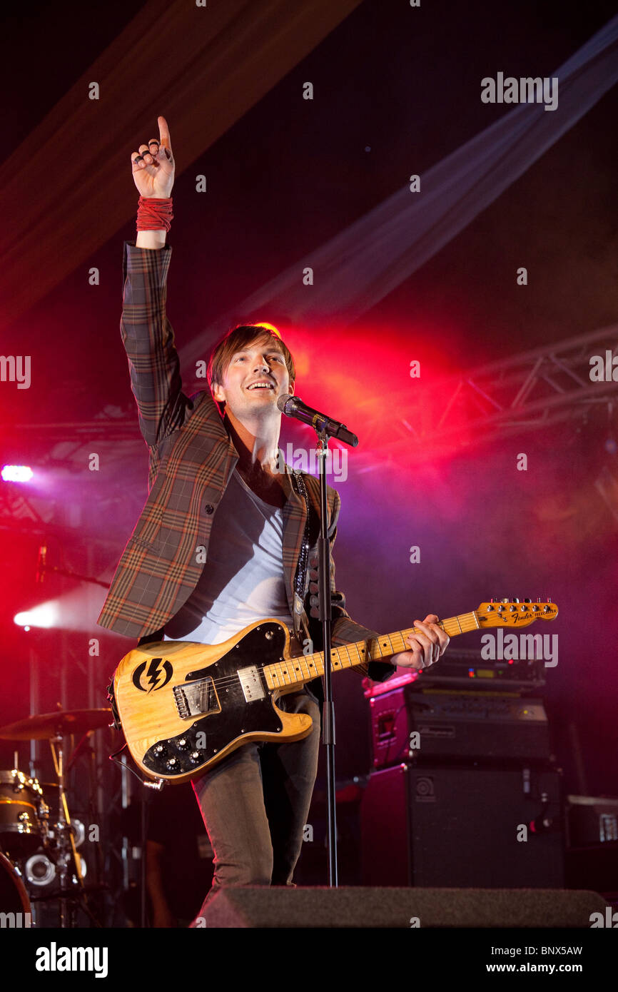 The Feeling performing at the Latitude festival, Henham Park, Suffolk ...