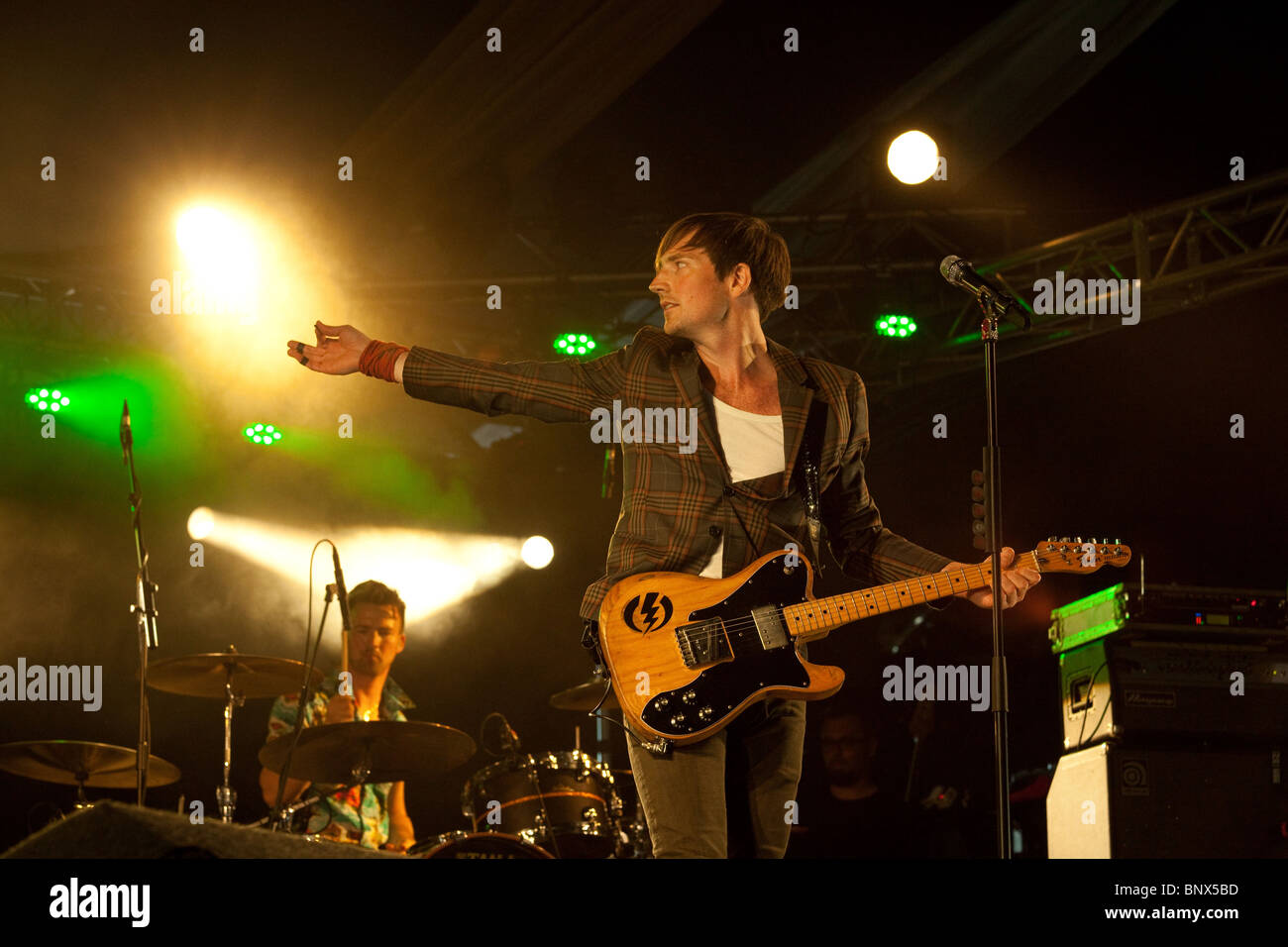 The Feeling performing at the Latitude festival, Henham Park, Suffolk ...