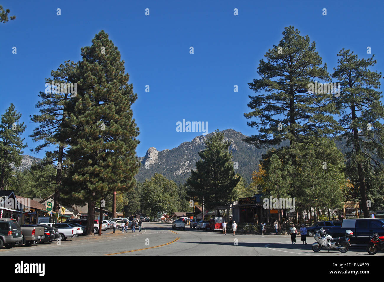 Idyllwild in the San Jacinto Mountains, California, USA Stock Photo - Alamy