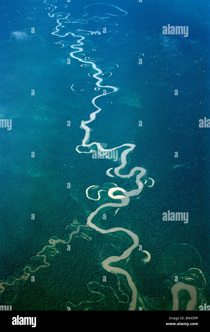 Oxbow lakes aerial amazon hi-res stock photography and images - Alamy