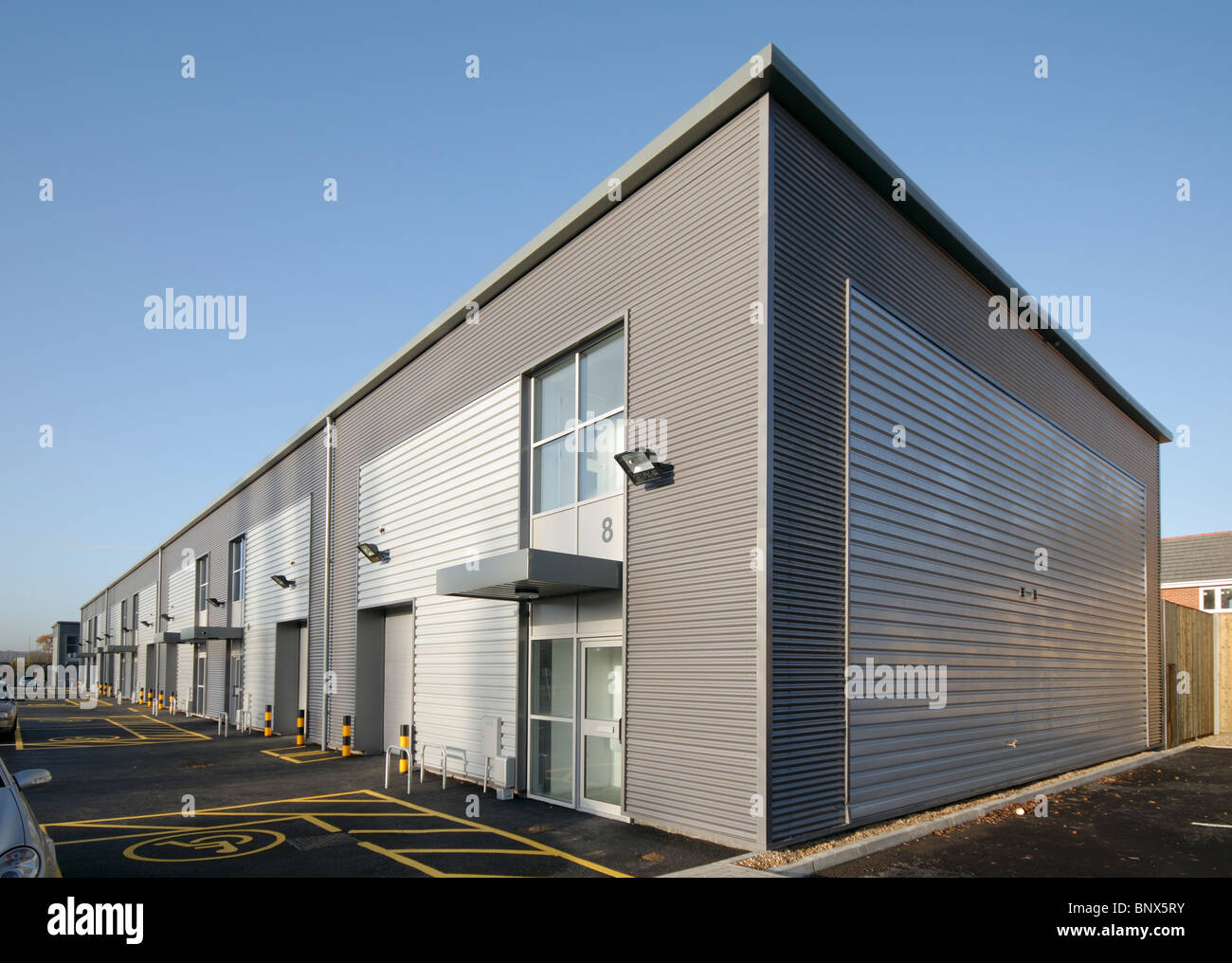 new build small business industrial units Stock Photo - Alamy