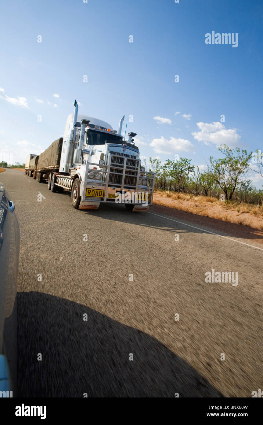 Australian Road Train Truck Driver