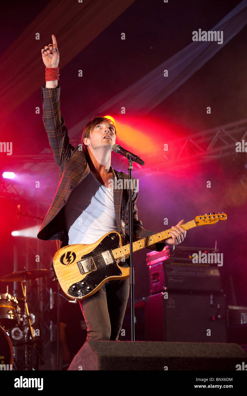 The Feeling performing at the Latitude festival, Henham Park, Suffolk ...