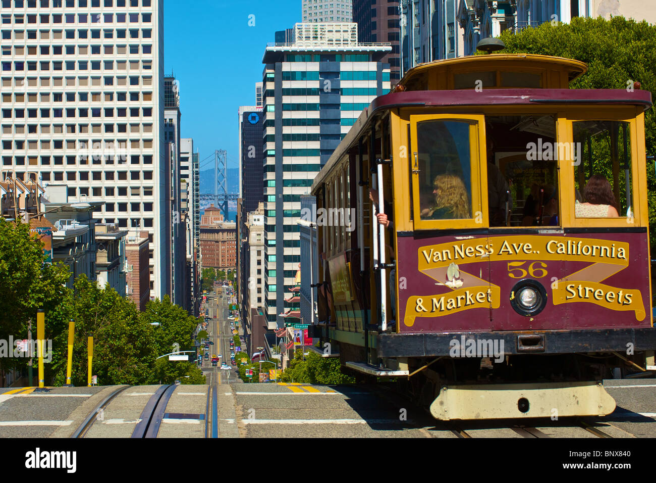San Francisco Cable Car Stock Photo - Alamy
