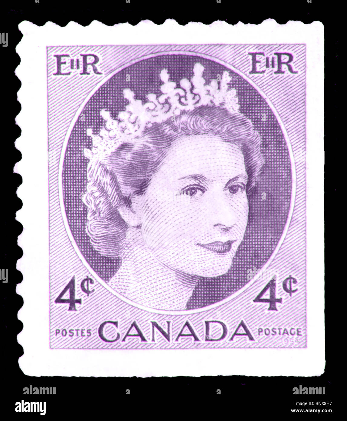 Canadian stamp queen elizabeth hi-res stock photography and images - Alamy