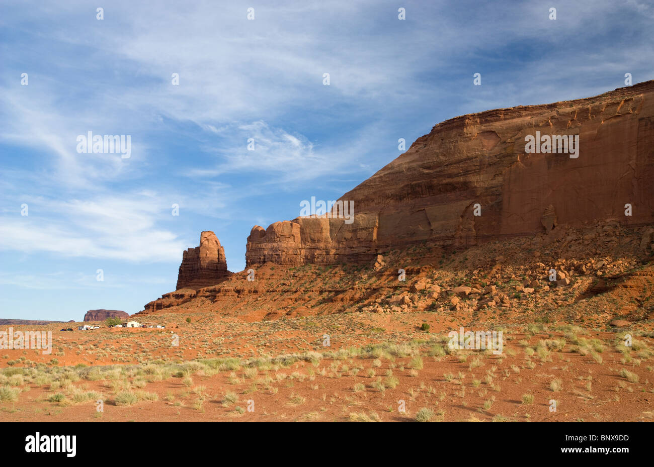 landscape view of the famous monument valley national park in Utah USA ...