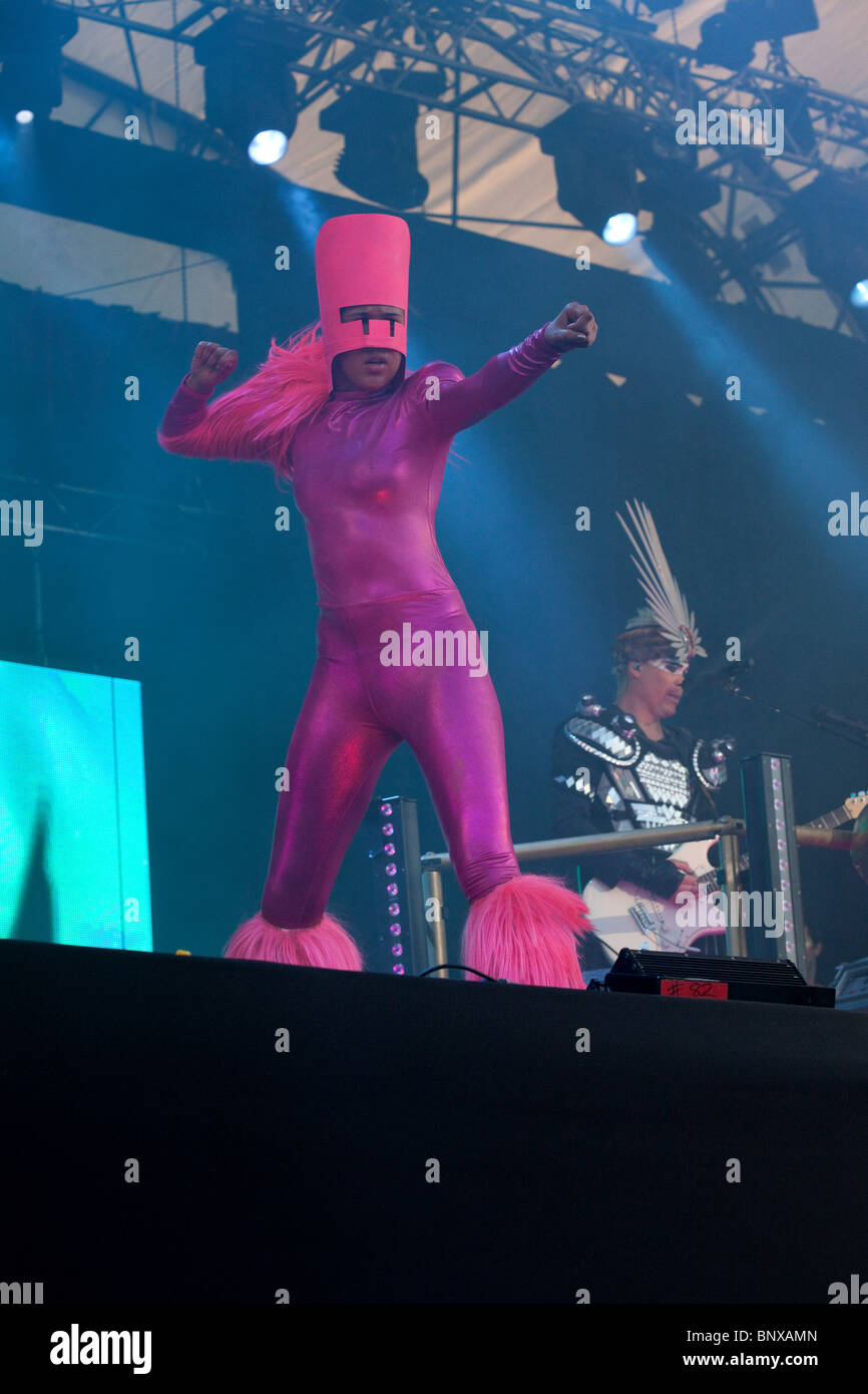 Empire of the Sun performing at the Latitude festival 2010,Henham Park ...