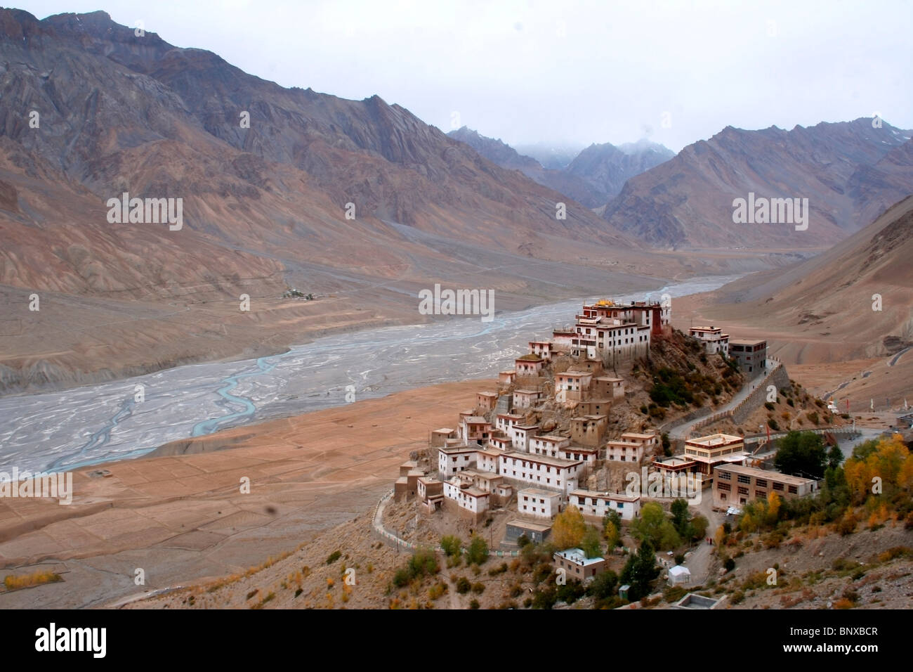 Tibetan monastery kei gompa hi-res stock photography and images - Alamy