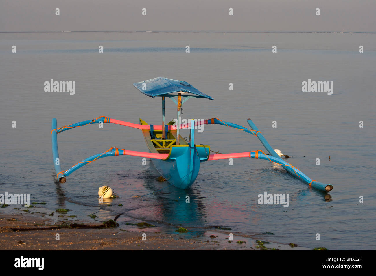 Traditional fishing boat jukung hi-res stock photography and images - Alamy