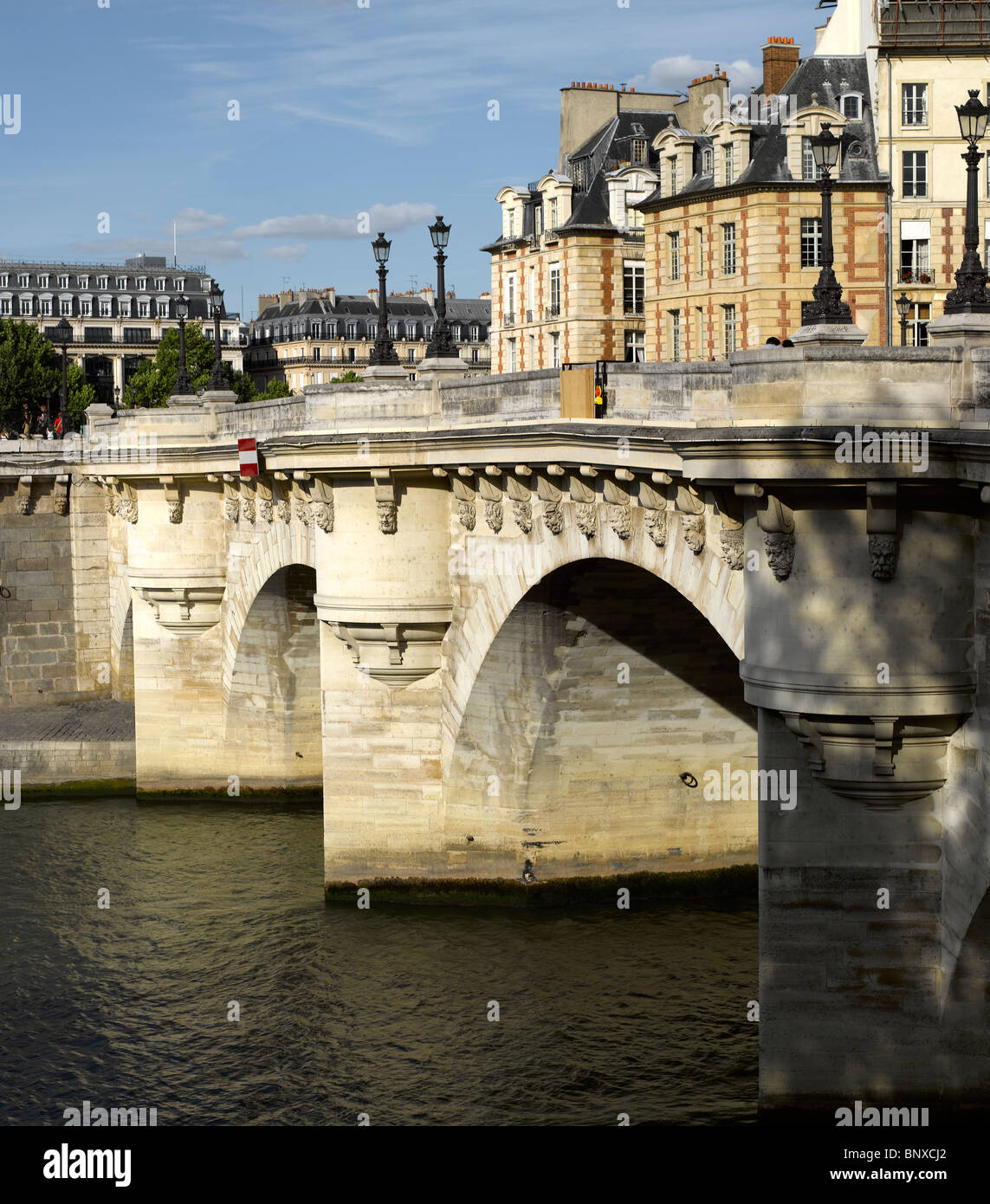 France, Paris: view of river SEINE at Pont neuf bridge Stock Photo - Alamy