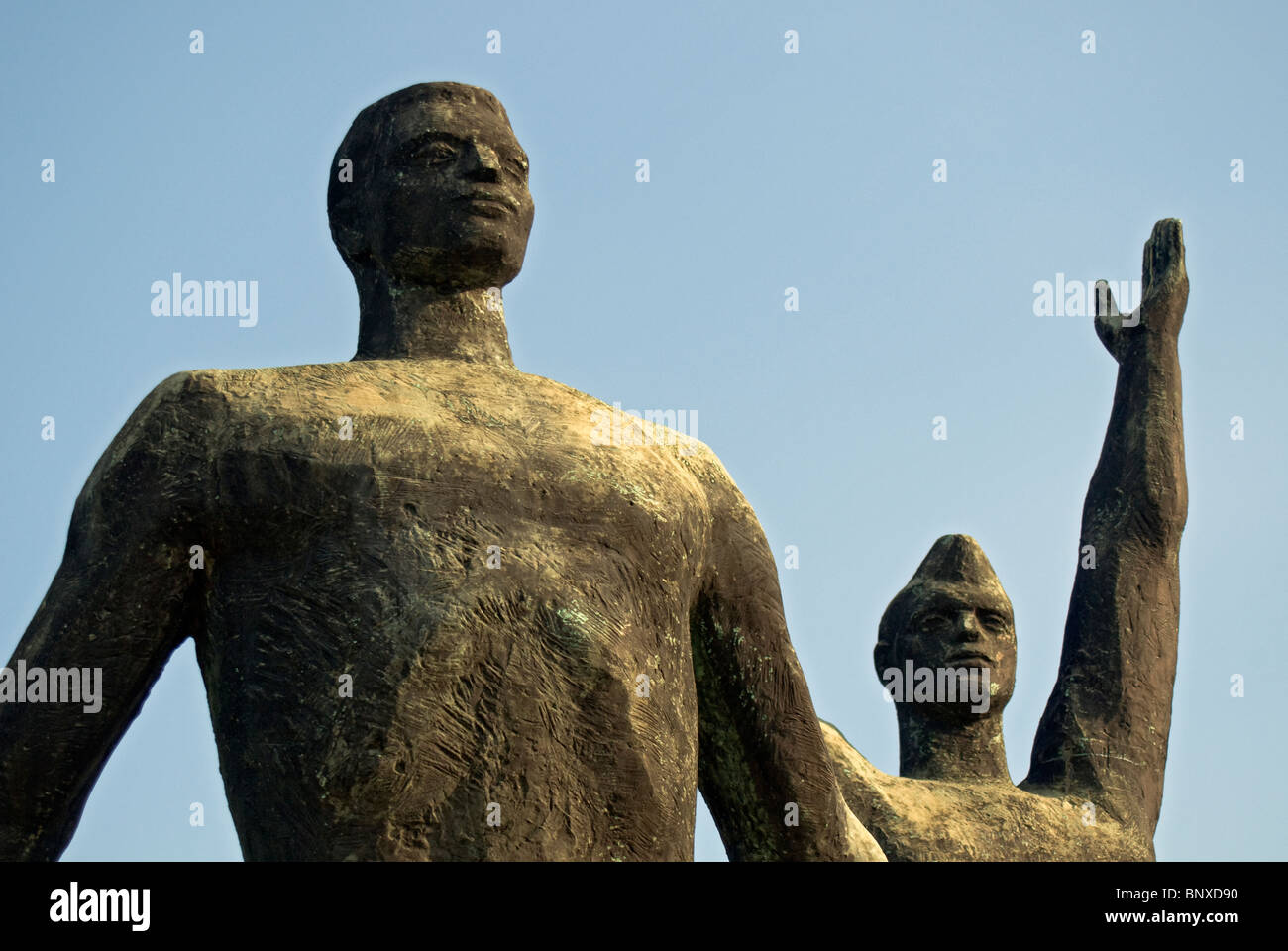Figures of Soviet Heroic Memorial, Statue (Memento) Park (Szoborpark ...