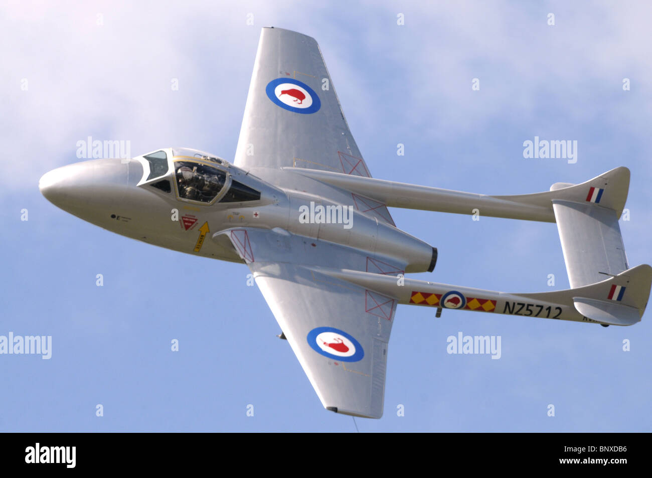 Rnzaf Vampire At The Whenuapai Air Show 2009 Auckland New Zealand Stock ...