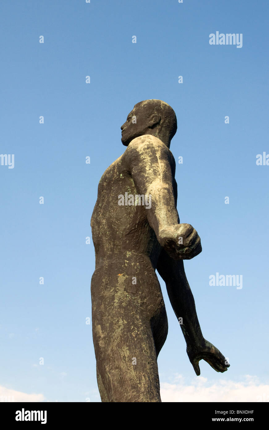 Figure of Soviet Heroic Memorial, Statue (Memento) Park (Szoborpark) in ...