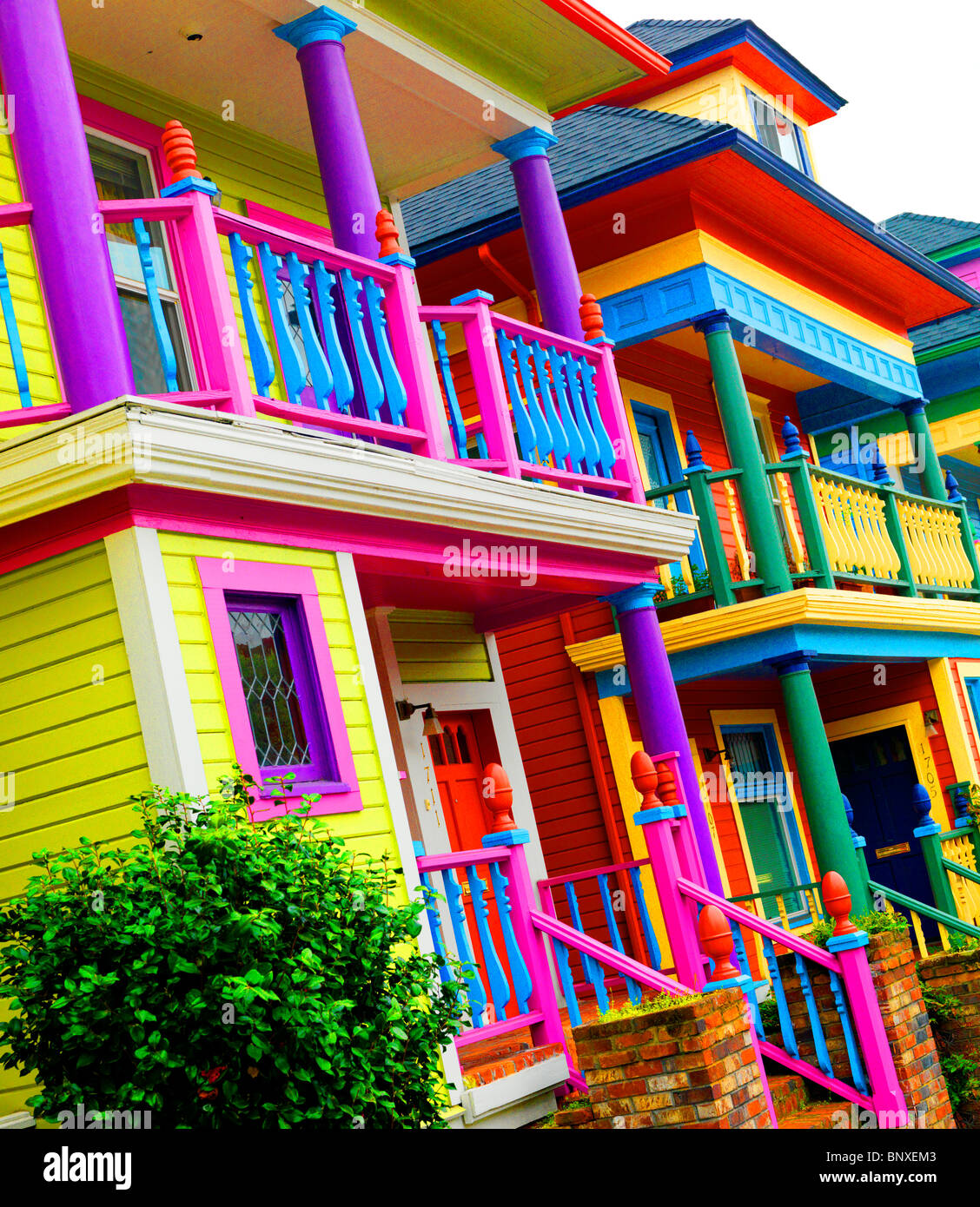 Victorian houses portland oregon usa hi-res stock photography and ...
