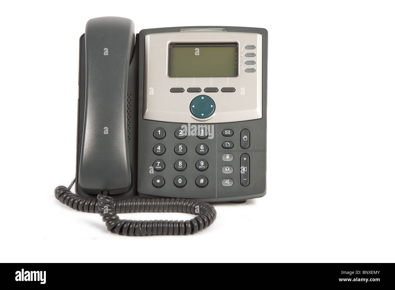 IP Phone on White Isolated Background Stock Photo - Alamy
