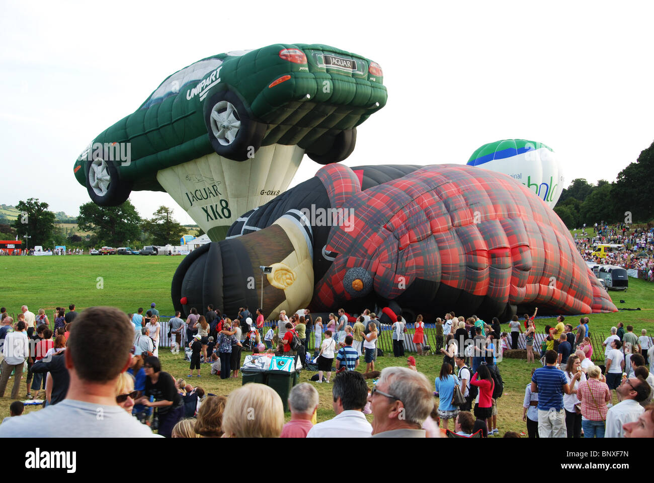 Colourful hot air balloons on Sunday 9 August at Bristol Balloon Fiesta ...
