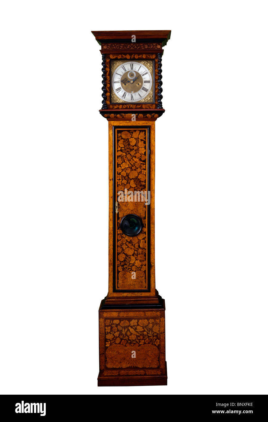 English Longcase clock Stock Photo - Alamy