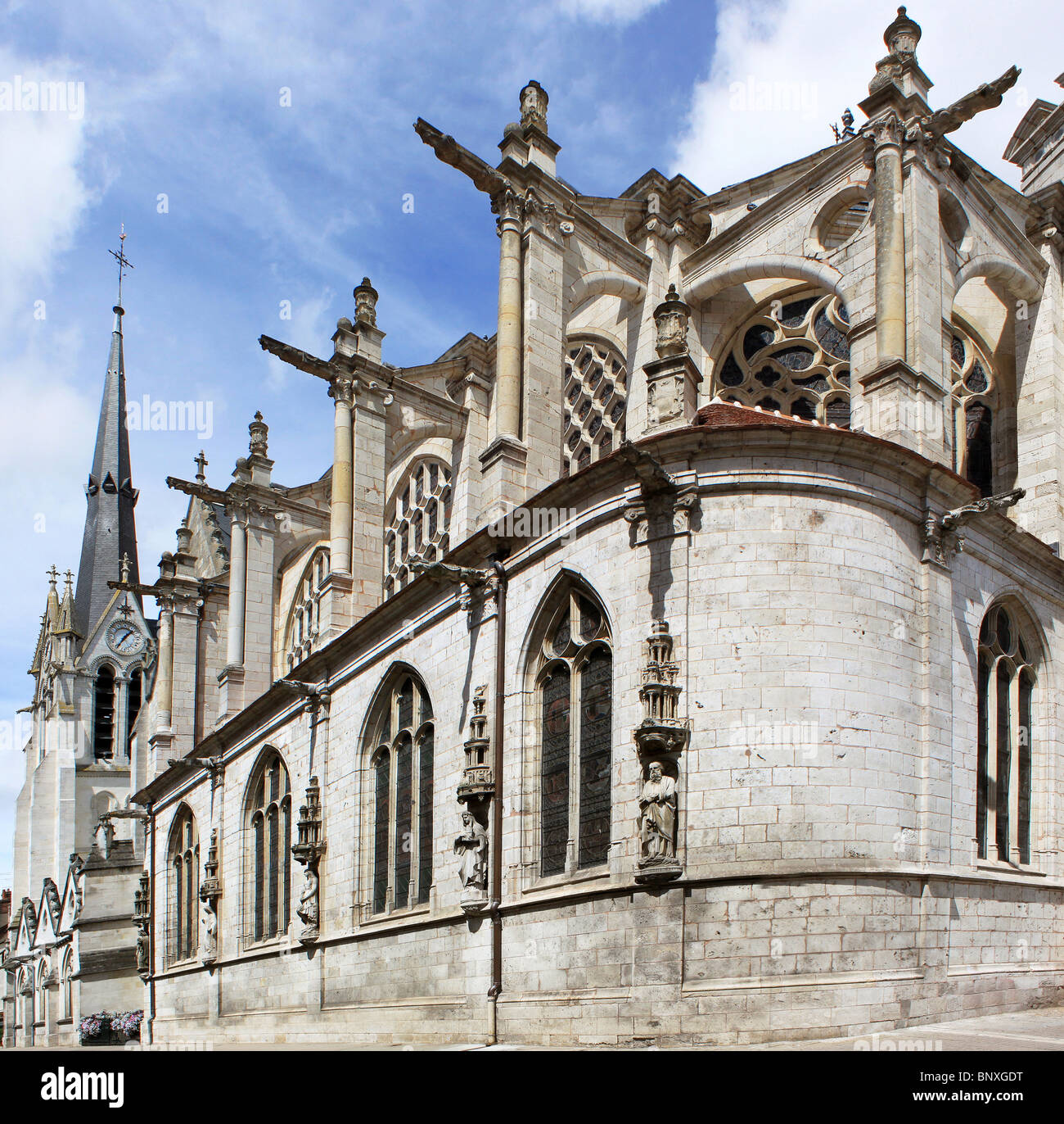 Photo of the architecture of the holy church of Montargis France Stock ...
