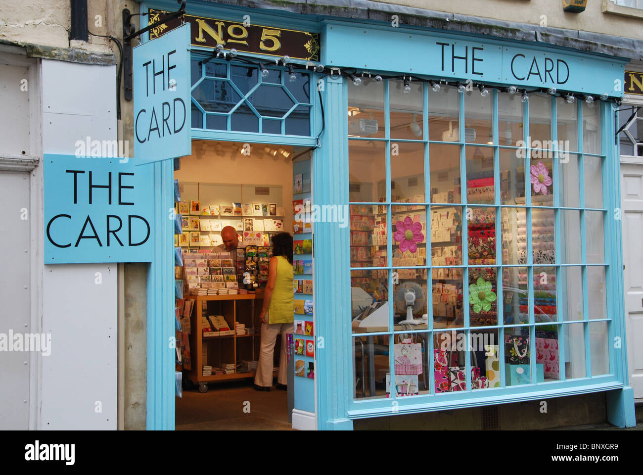 The Card shop Bath Somerset UK Stock Photo - Alamy
