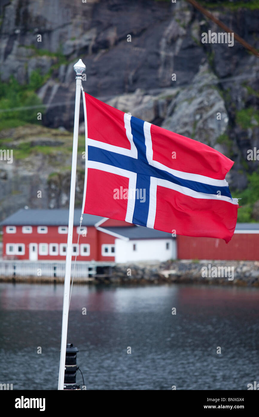 Flag of the norway hi-res stock photography and images - Alamy