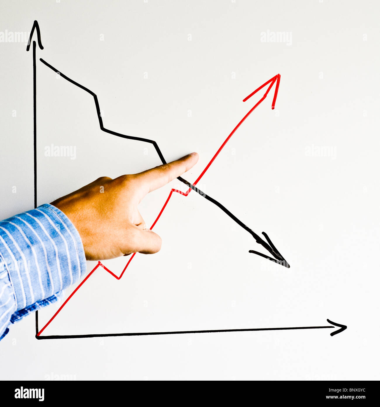School line graph hi-res stock photography and images - Alamy