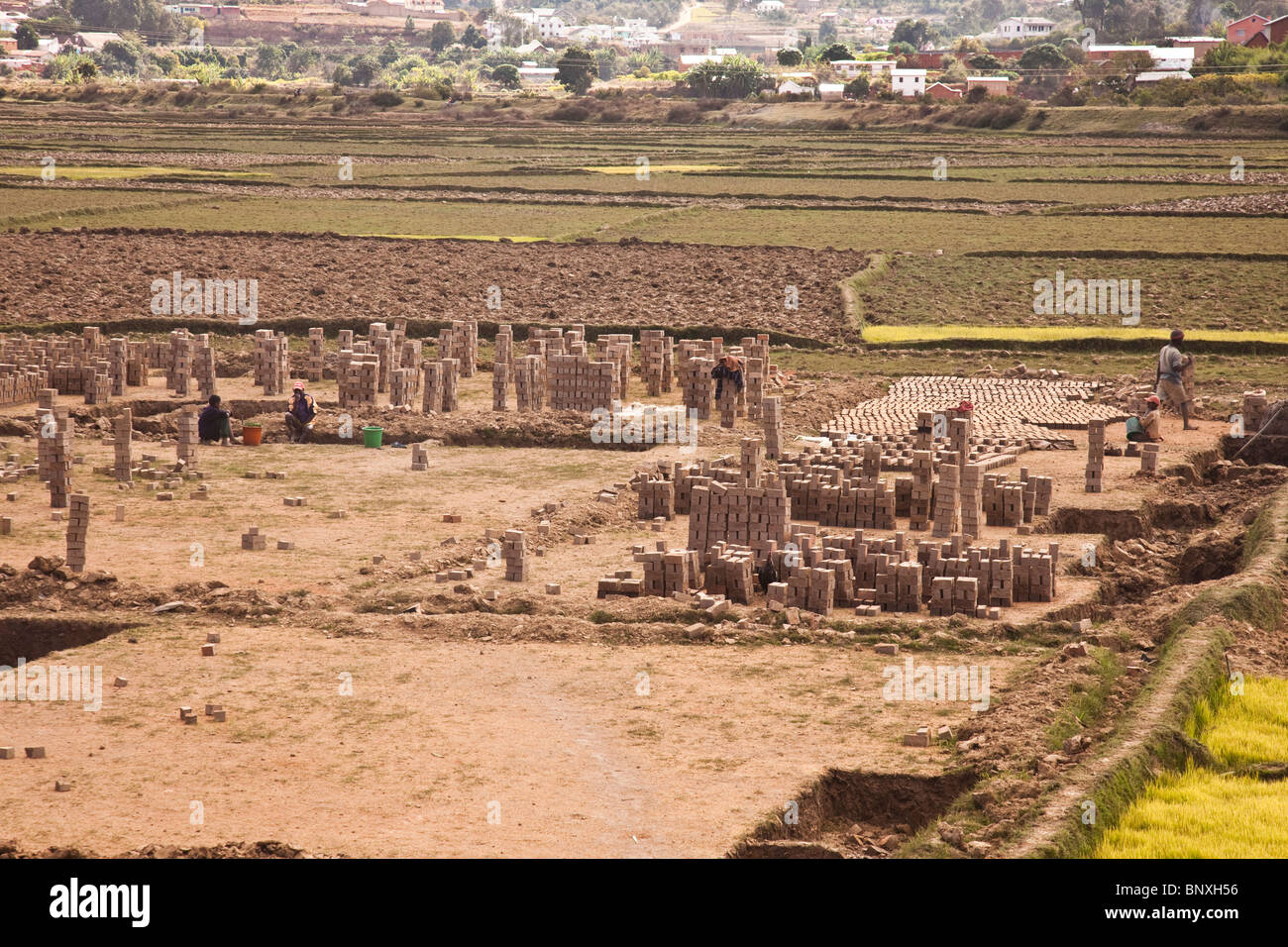 Mud brick making hi-res stock photography and images - Alamy