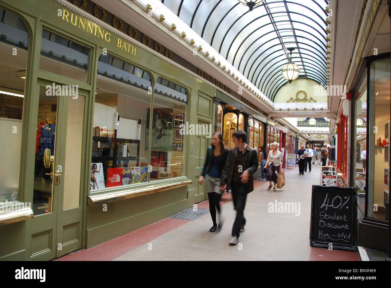 The Corridor shopping arcade off High Street, Bath UK Stock Photo - Alamy