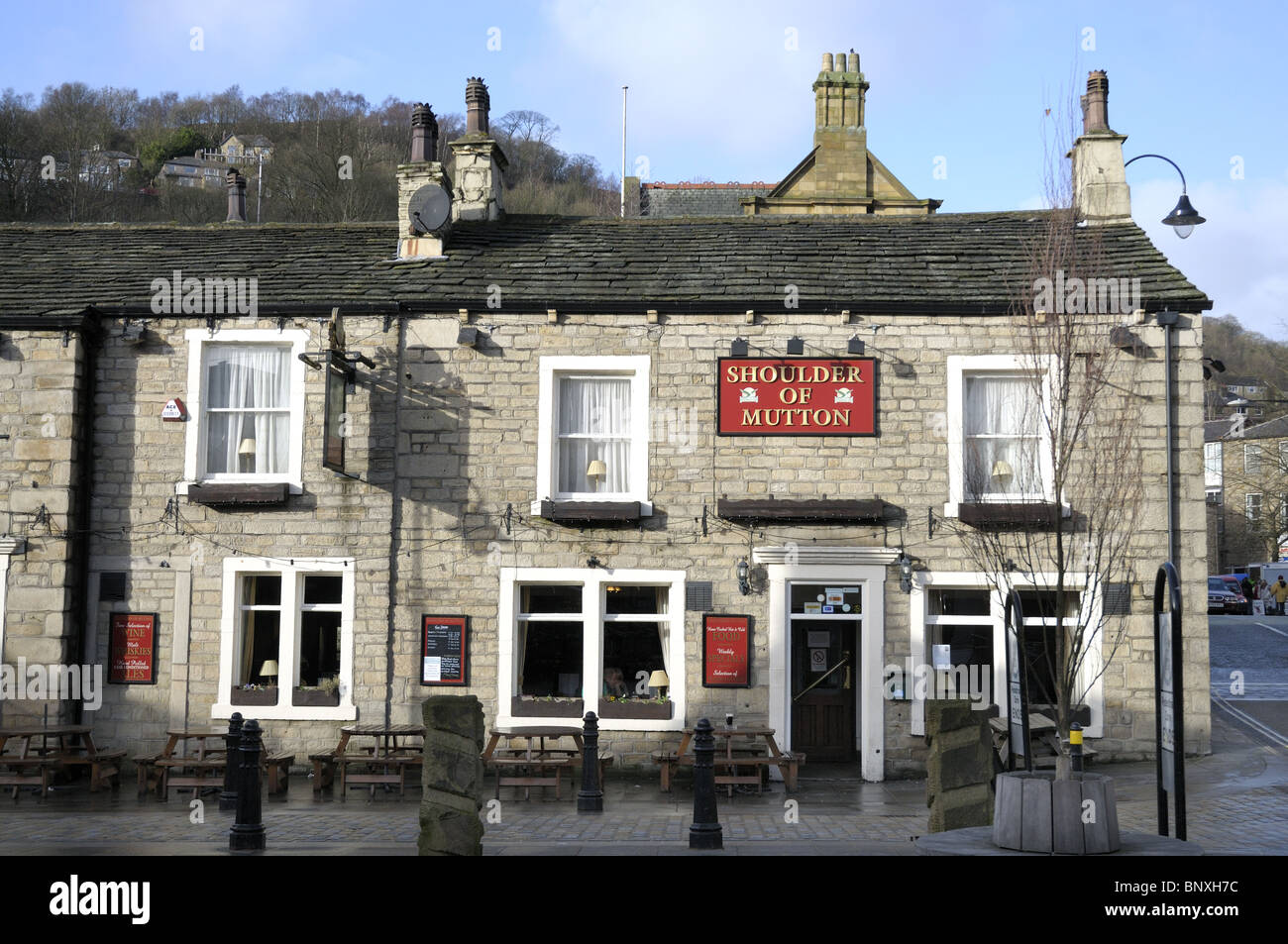 The Shoulder Of Mutton Pub In Hebden Bridge, Yorkshire Stock Photo - Alamy