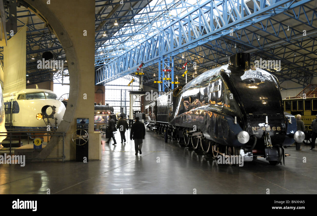 Shinkansen And Mallard At The National Railway Museum York Stock Photo ...