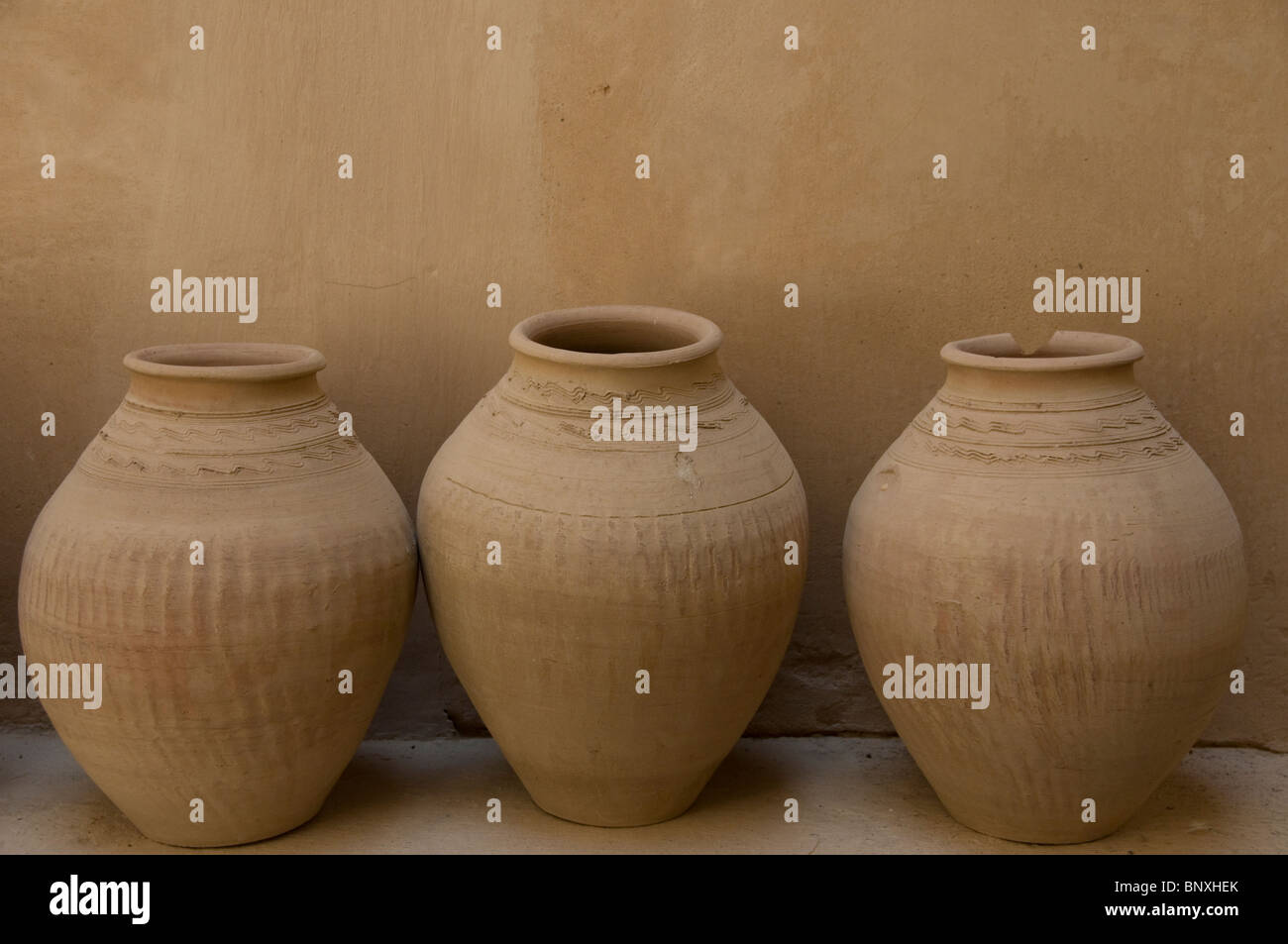 Ancient Pottery Jabrin Castle Al Dakhiliyah region Sultanate of Oman ...