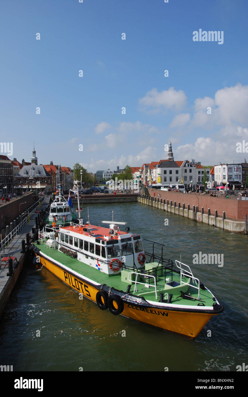 pilot boats in harbour Vlissingen Netherlands Europe Stock Photo - Alamy