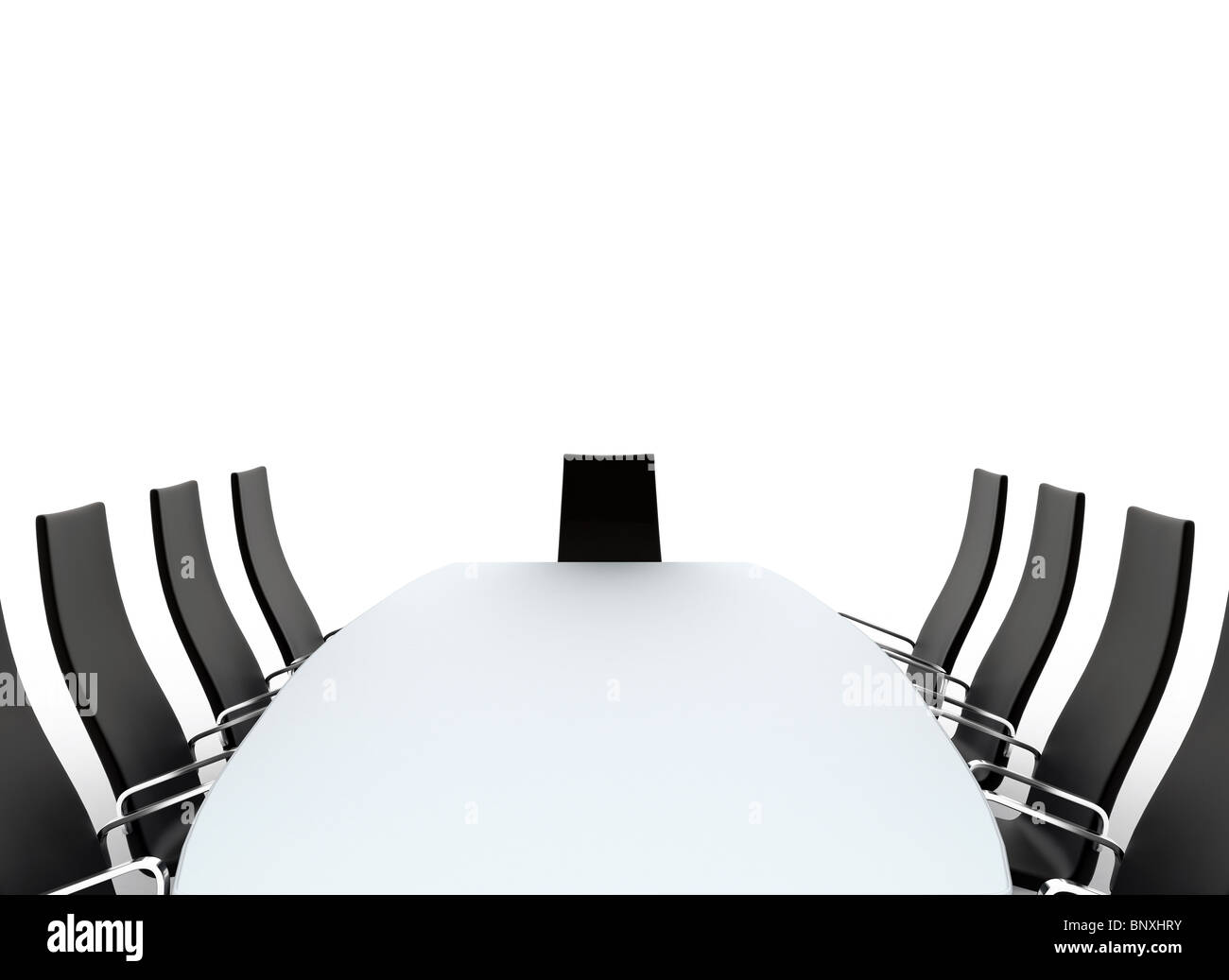 Business table isolated on white Stock Photo - Alamy