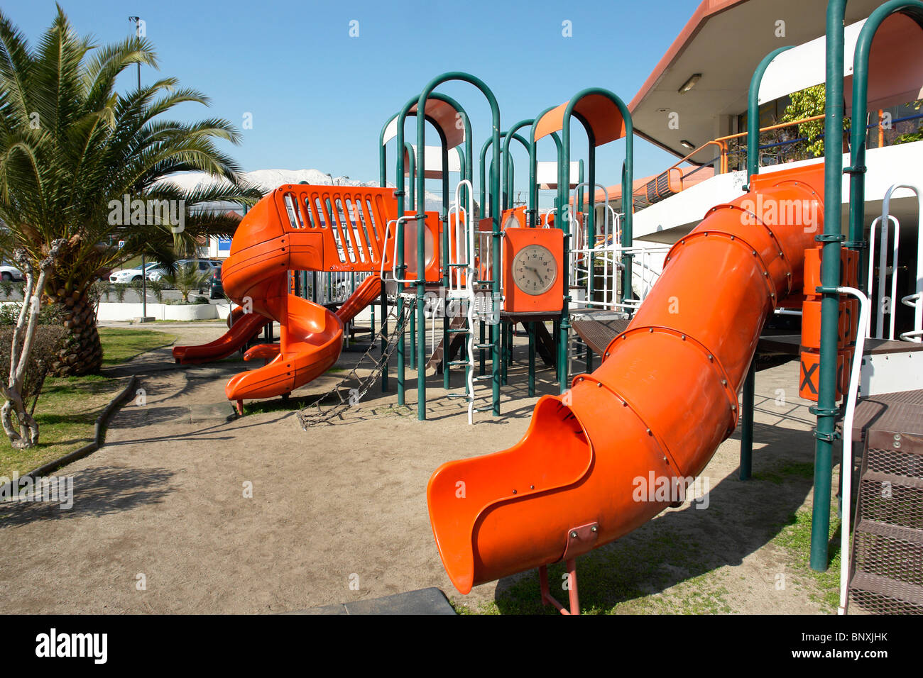 Public park with games Stock Photo - Alamy