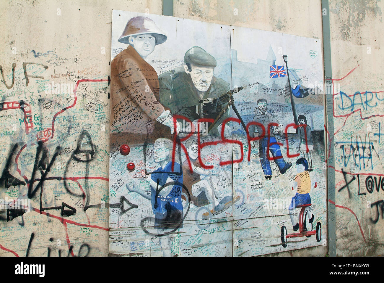 Peace Lines Ireland High Resolution Stock Photography and Images - Alamy