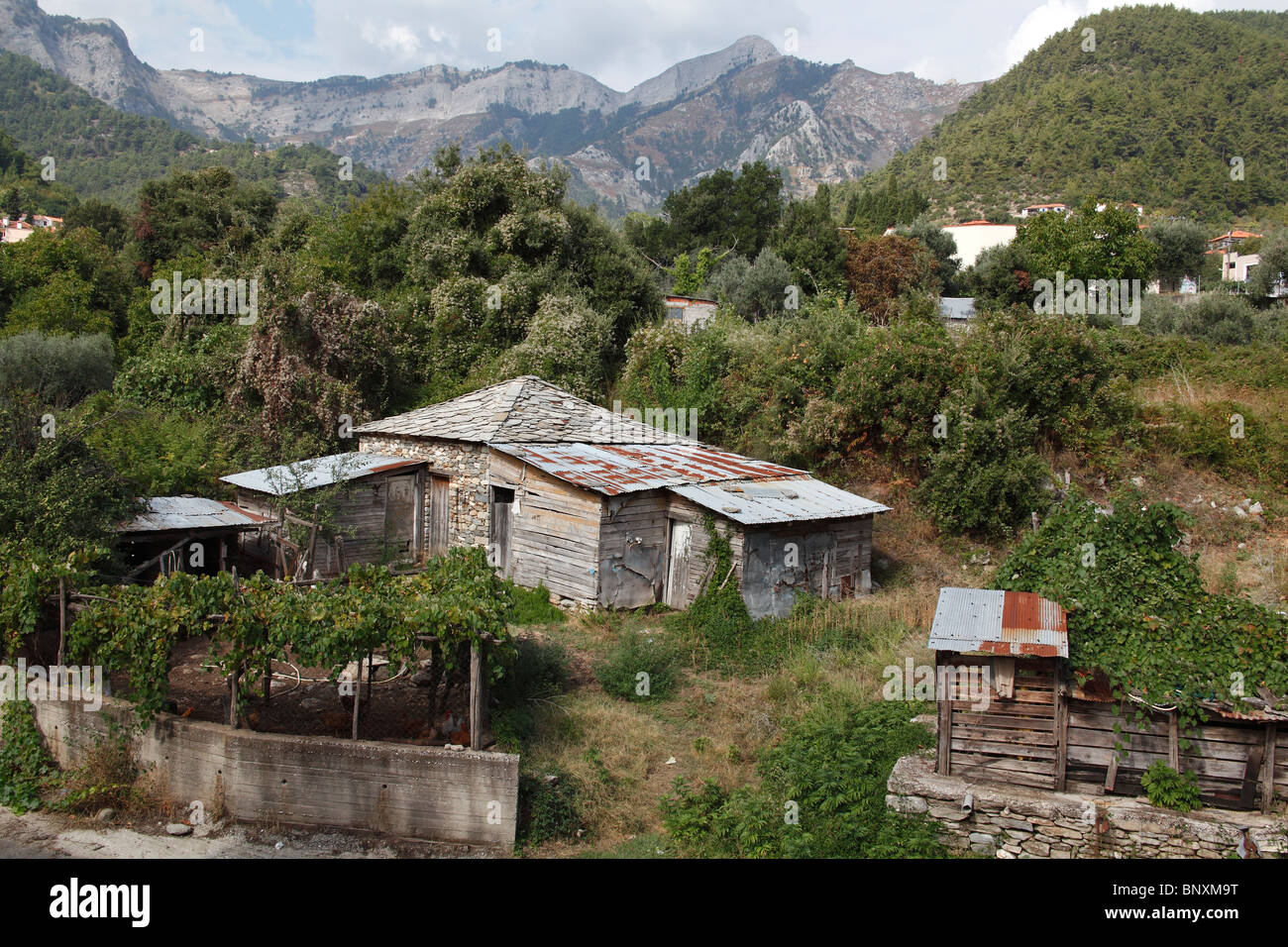 Potamia village thassos hi-res stock photography and images - Alamy