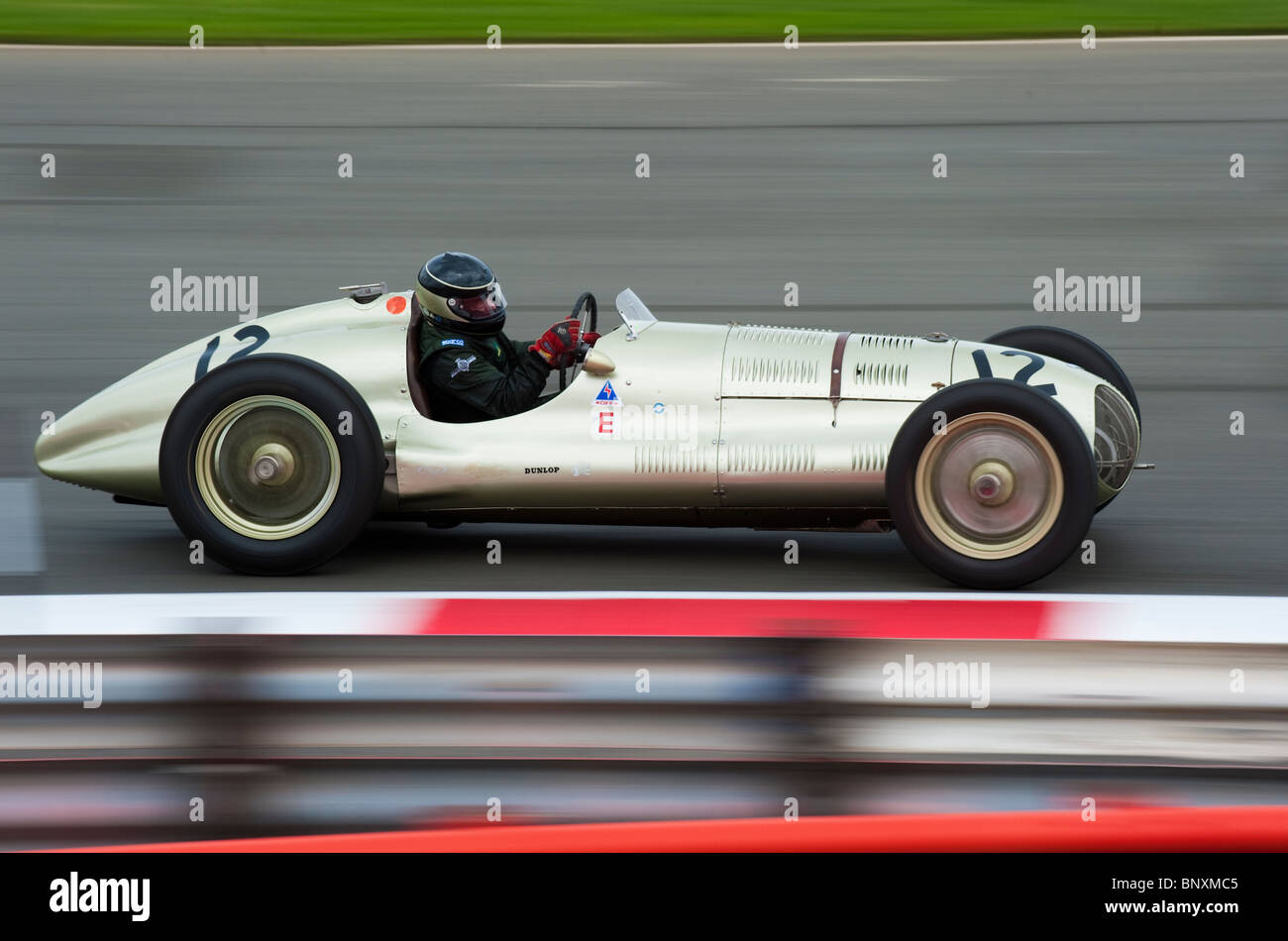 ERA GP1 Grand Prix racing car at 2010 Silverstone Classic, England ...