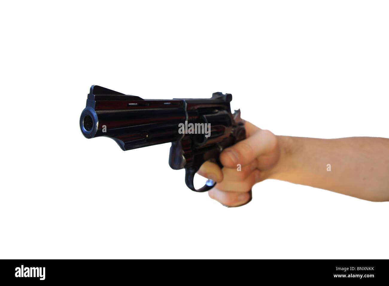 Shotgun in hand Cut Out Stock Images & Pictures - Alamy