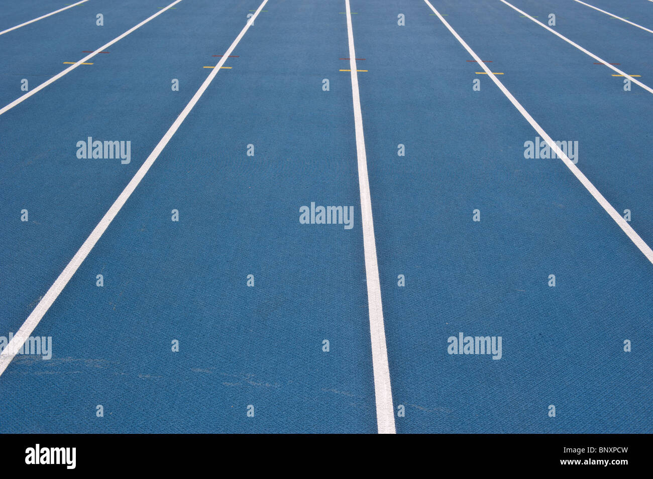 Athletics race track Stock Photo - Alamy