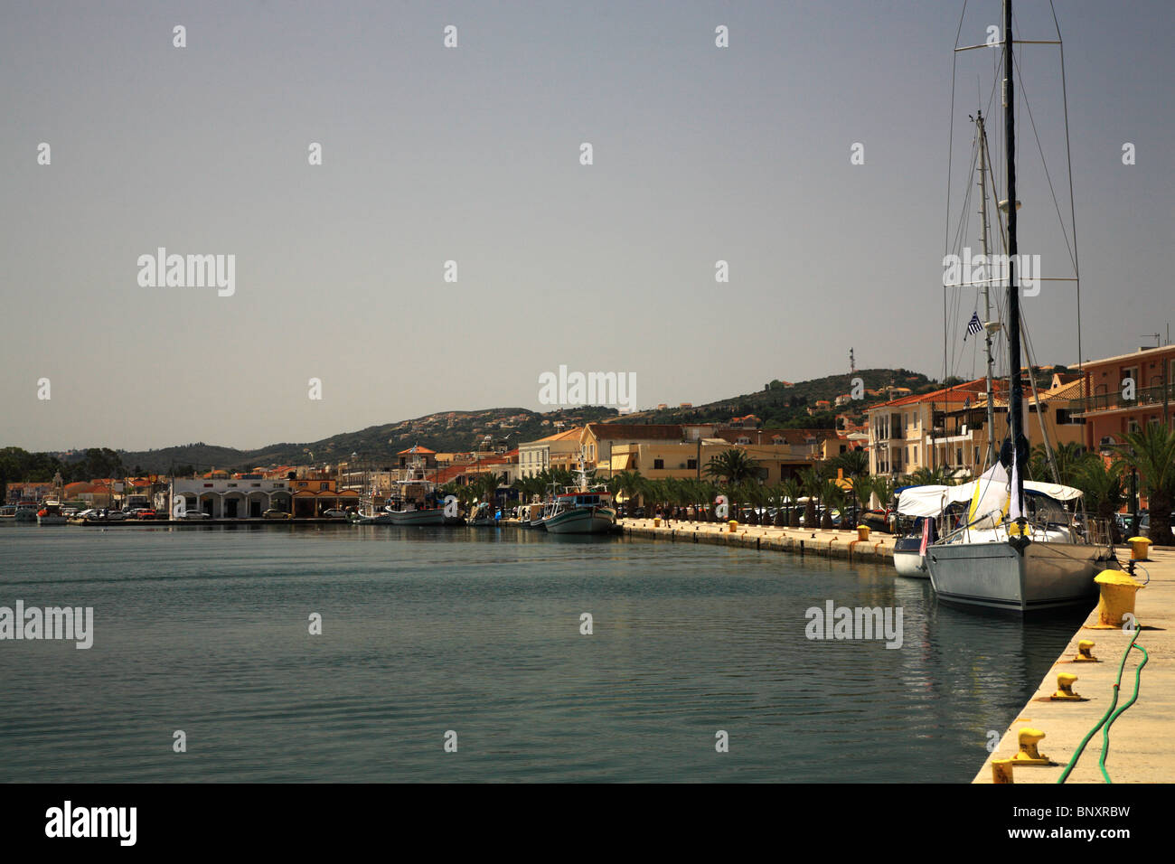 Argostoli Harbour, Kefalonia, Greece Stock Photo - Alamy
