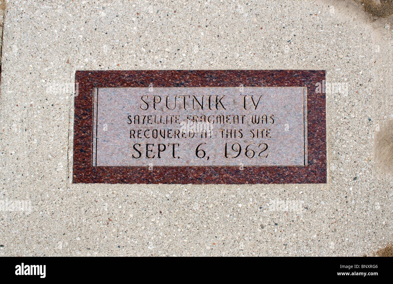 Sputnik Crash Site in Manitowoc Wisconsin Stock Photo - Alamy